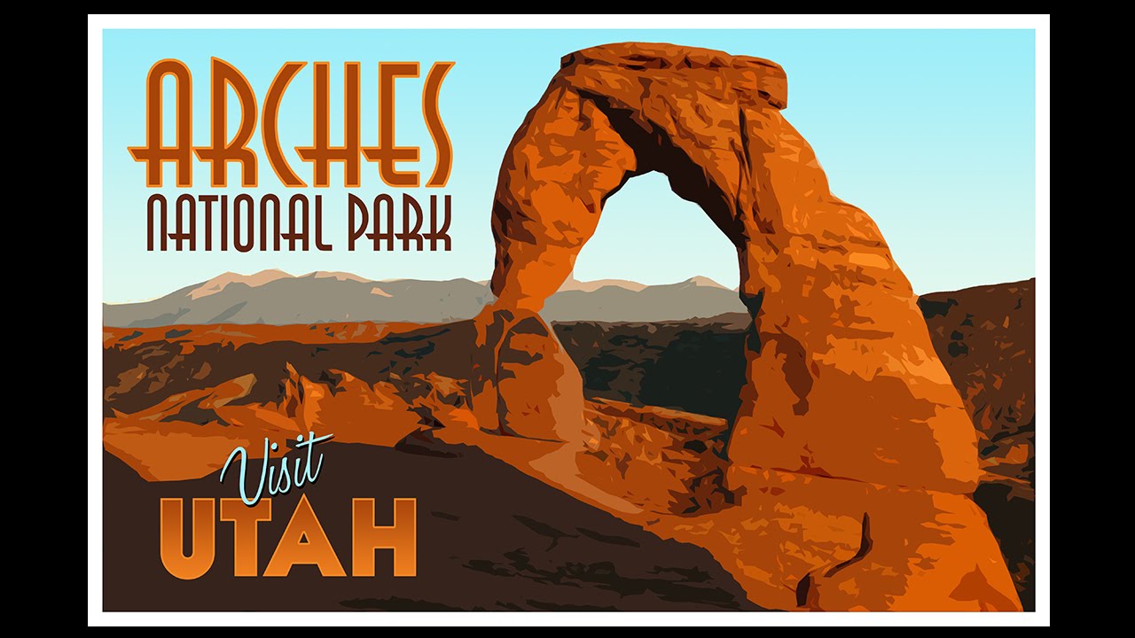 Photoshop tutorial: How to design a classic, vintage, tourism poster