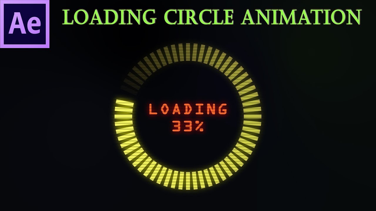 Make loading circle animation in After Effects - 103