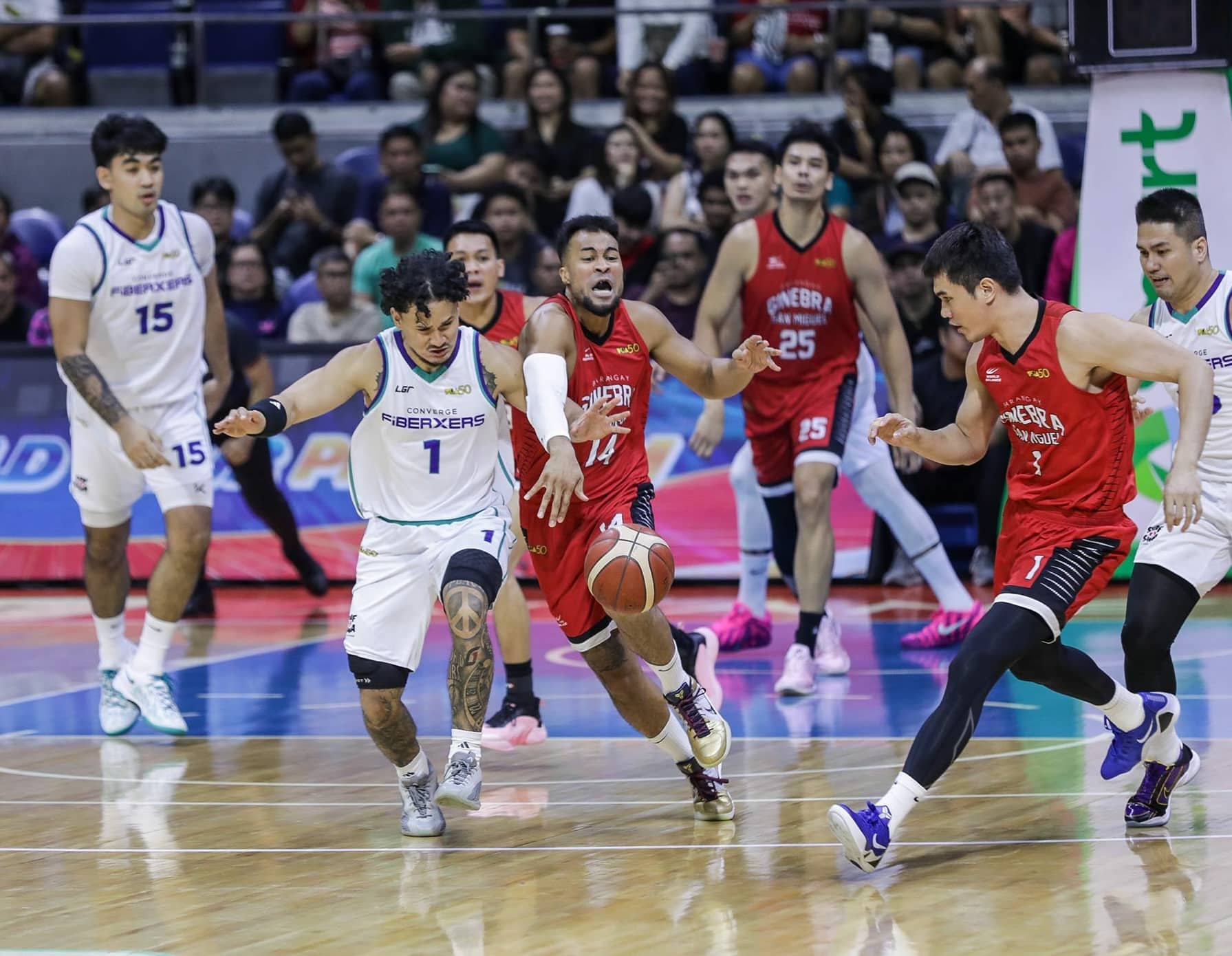 PBA: Juan Gomez de Liano, Converge frustrate Ginebra