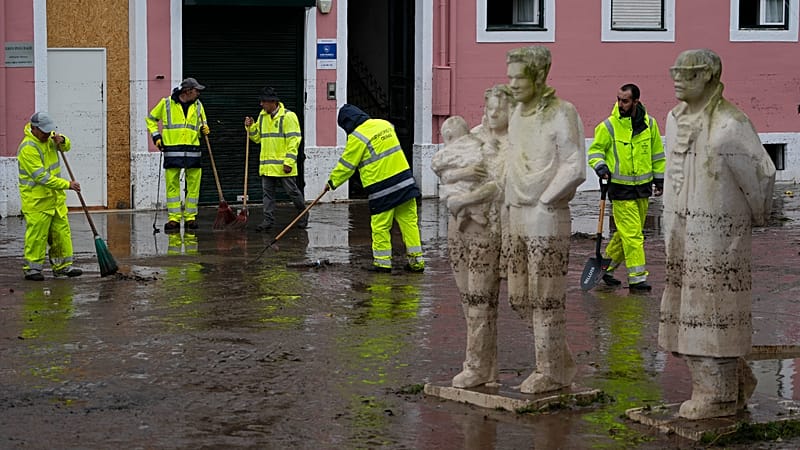 Portugal remains on alert as Storm Claudia moves towards UK