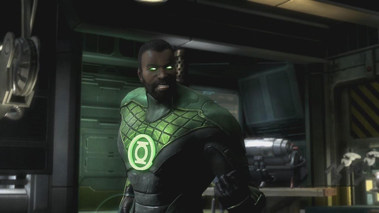 Injustice: Gods Among Us classic battle - Green Lantern John Stewart