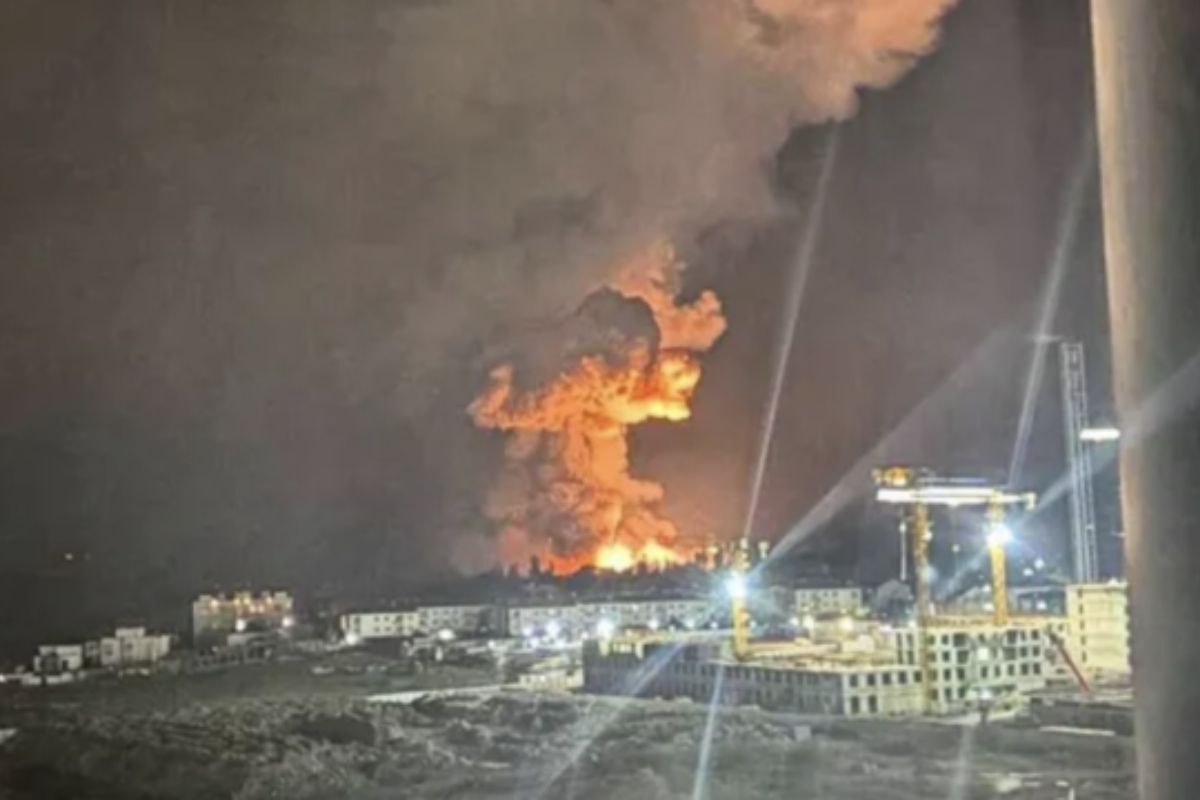 Ukraine strikes key Russia oil port at heart of Kremlin's war machine