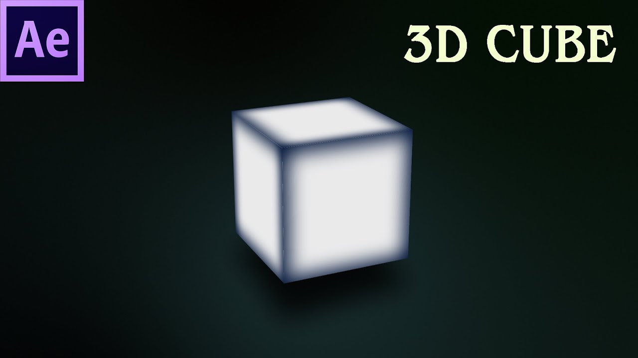 How to create a 3D cube in After Effects - 136