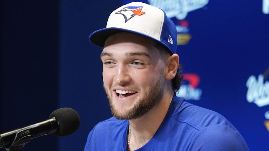 Blue Jays hero Trey Yesavage gets engaged with fiancée showing off huge ...