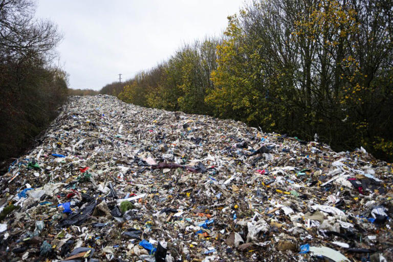 Britain’s biggest ever fly tip – a pile of waste 500FT long