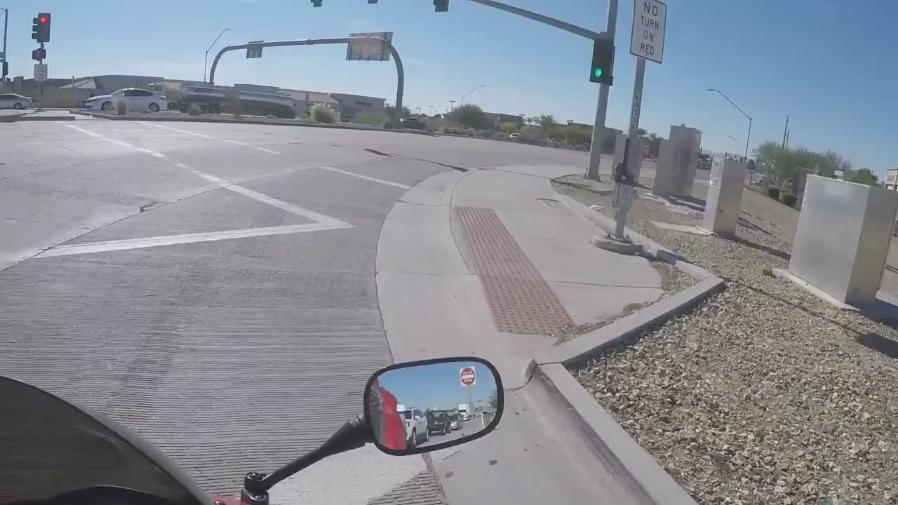 My first crash on a motorcycle