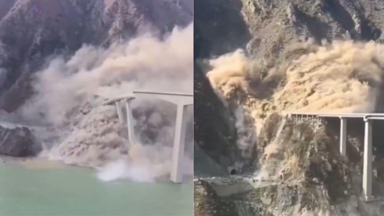 Hongqi Bridge collapses months after its inauguration in China