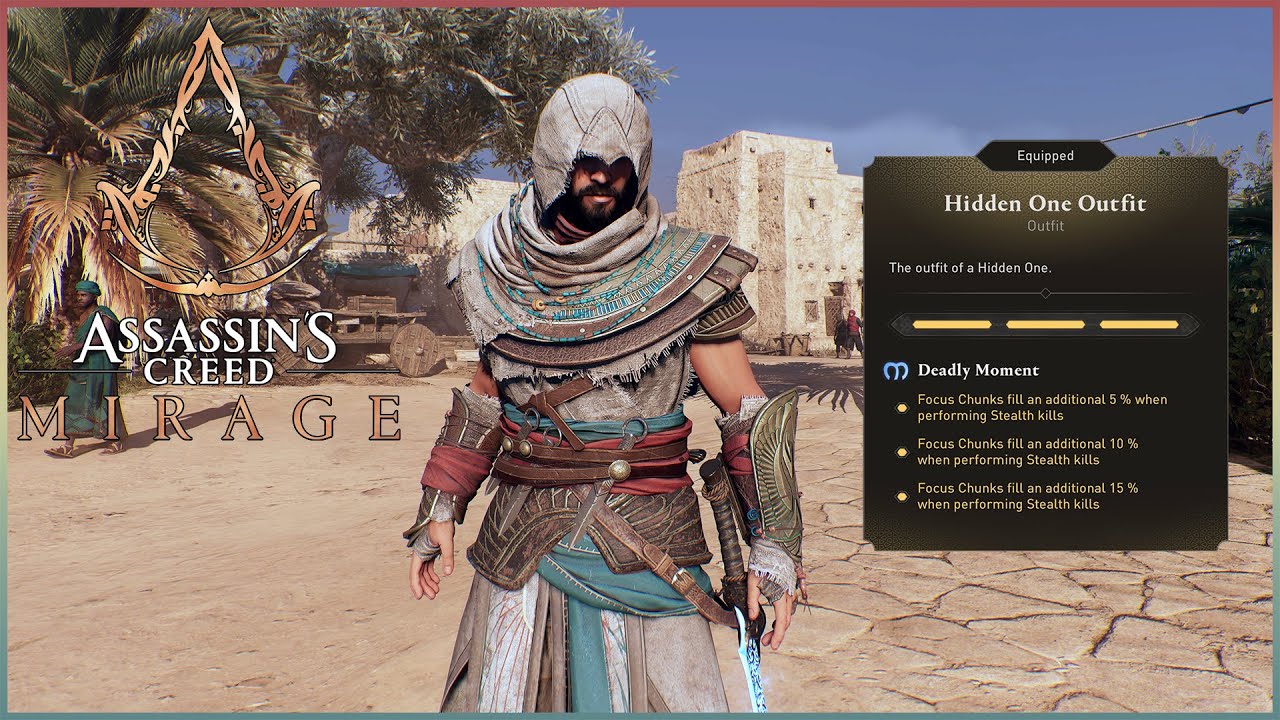 Assassin's Creed Mirage hidden ones outfit and upgrades locations