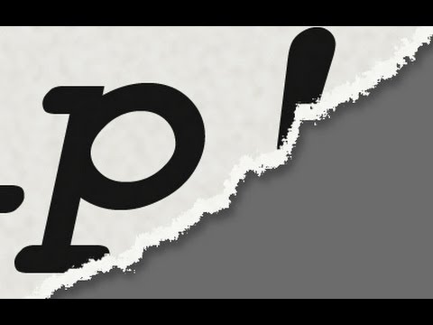 Photoshop tutorial: How to make torn or ripped paper effect from scratch