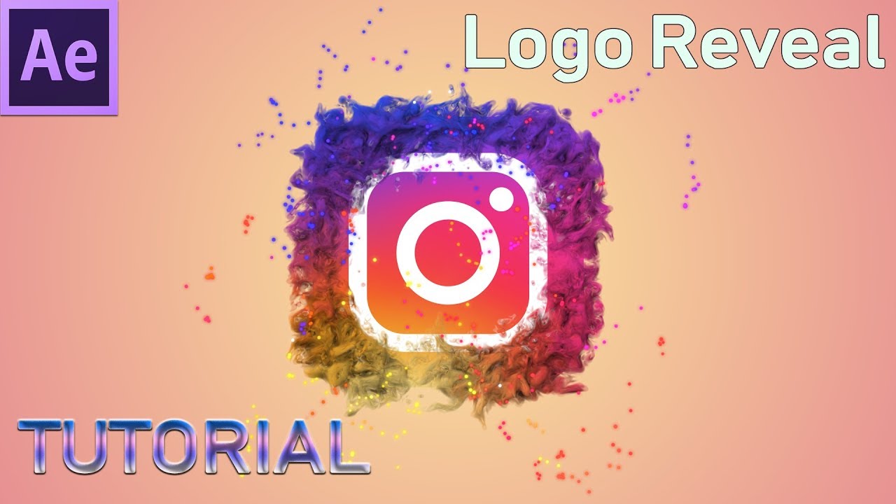 Tutorial - How to make color smoke logo reveal in After Effects - 54