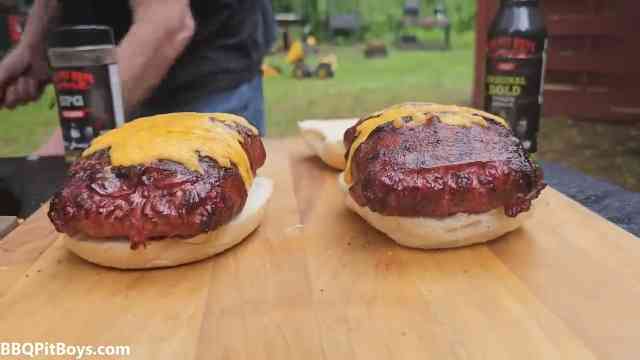 BBQ Pit Boys built a burger so loaded it defies physics