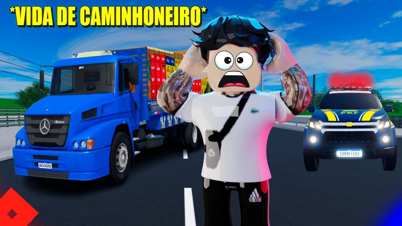SENDO CAMINHONEIRO POR 1 DIA NO ROBLOX!! 🚛 Roleplay roleplay