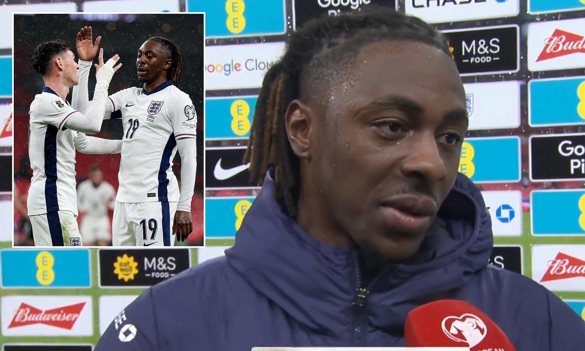 Arsenal fans rage at ITV interviewer's question to Eberechi Eze over ...