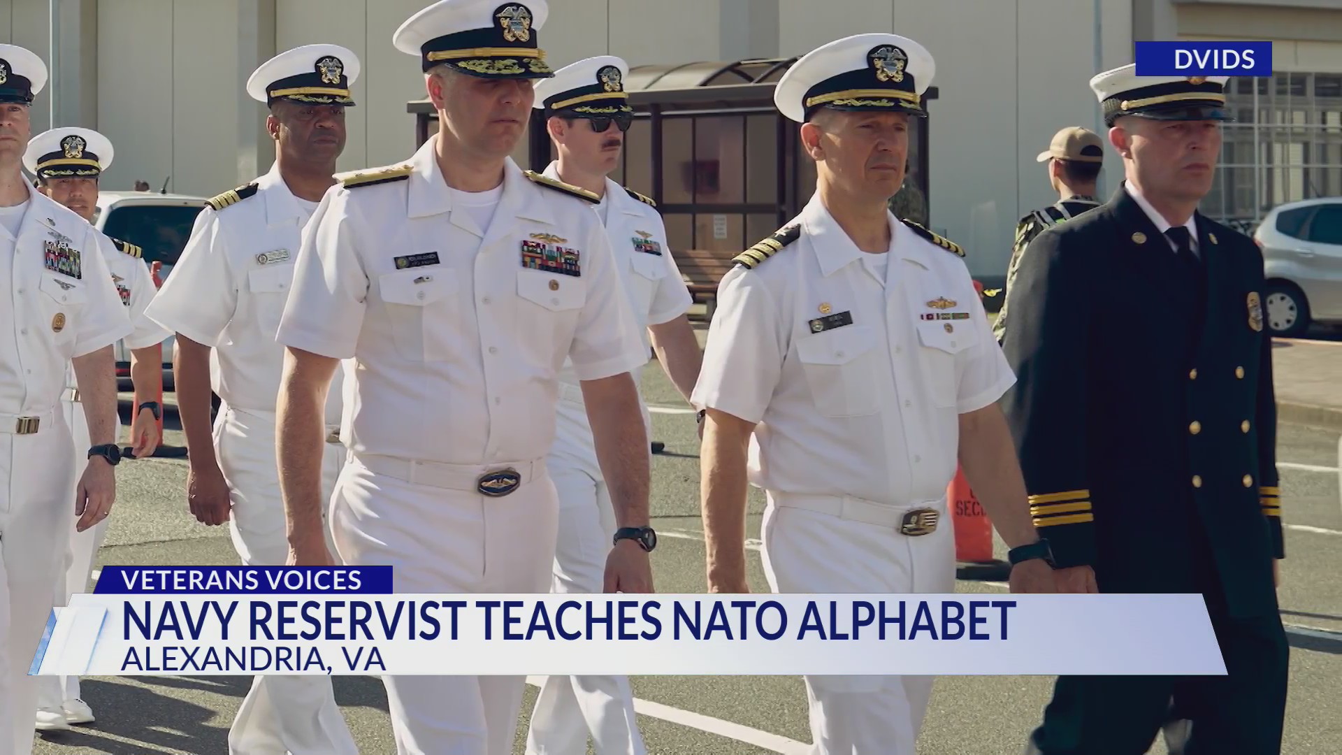 Navy reservist turns to NATO to help children learn their alphabet