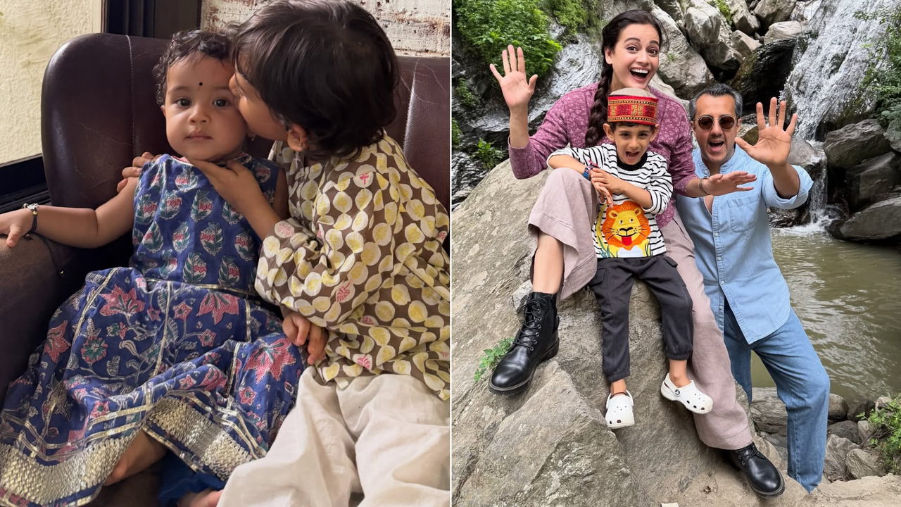 Children's Day 2025: Dia Mirza Shares Charming Photos of Kids Avyaan ...