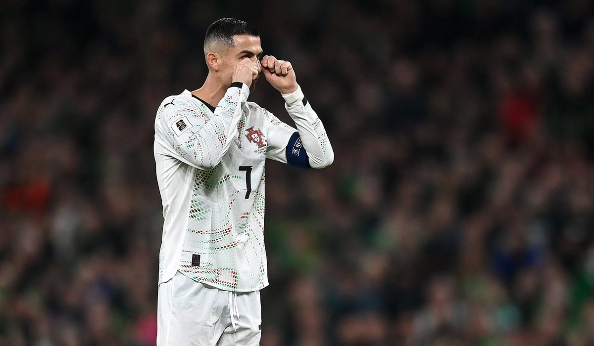 Irish fan has us all crying with laughter after Ronaldo’s red card