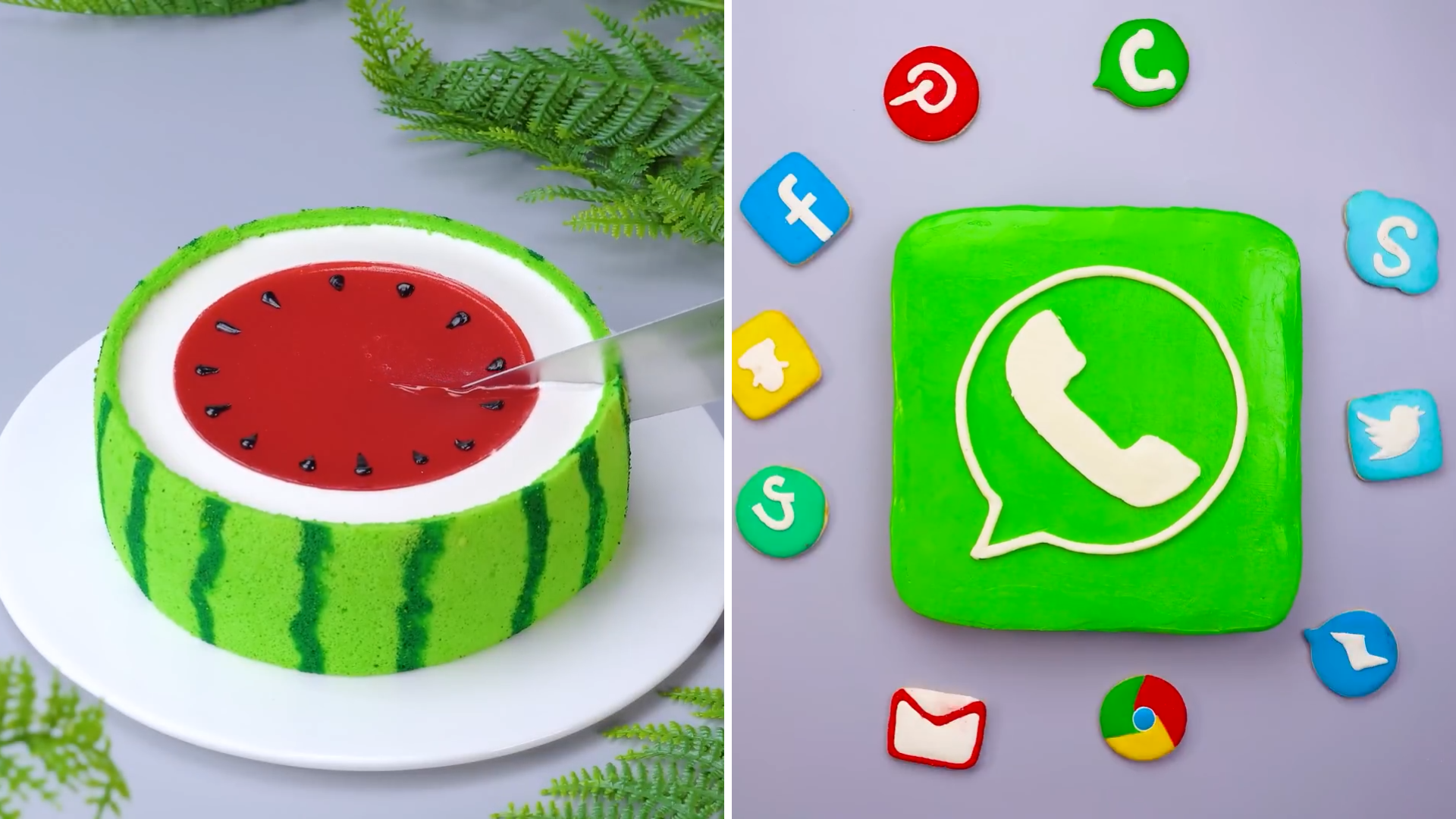 Watermelon Slice Cake and App Icon Treats