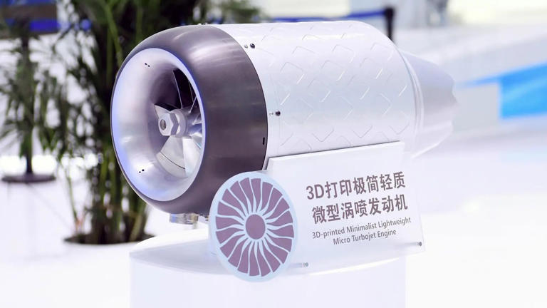 China tests first 3D-printed mini turbojet engine hitting Mach 0.75 at ...