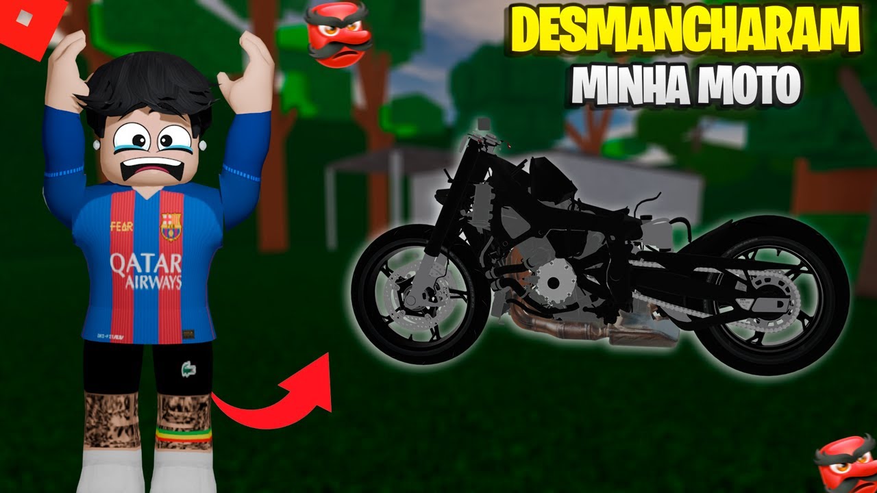 Desmancharam minha moto nova 😭😰 Roblox RP Rodograu