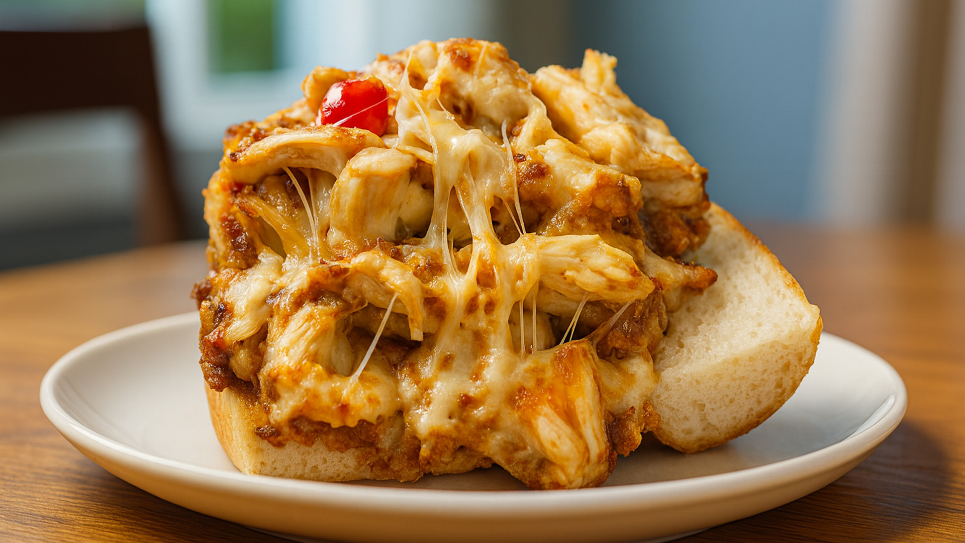 How to Make Cheesy Chicken Sandwich