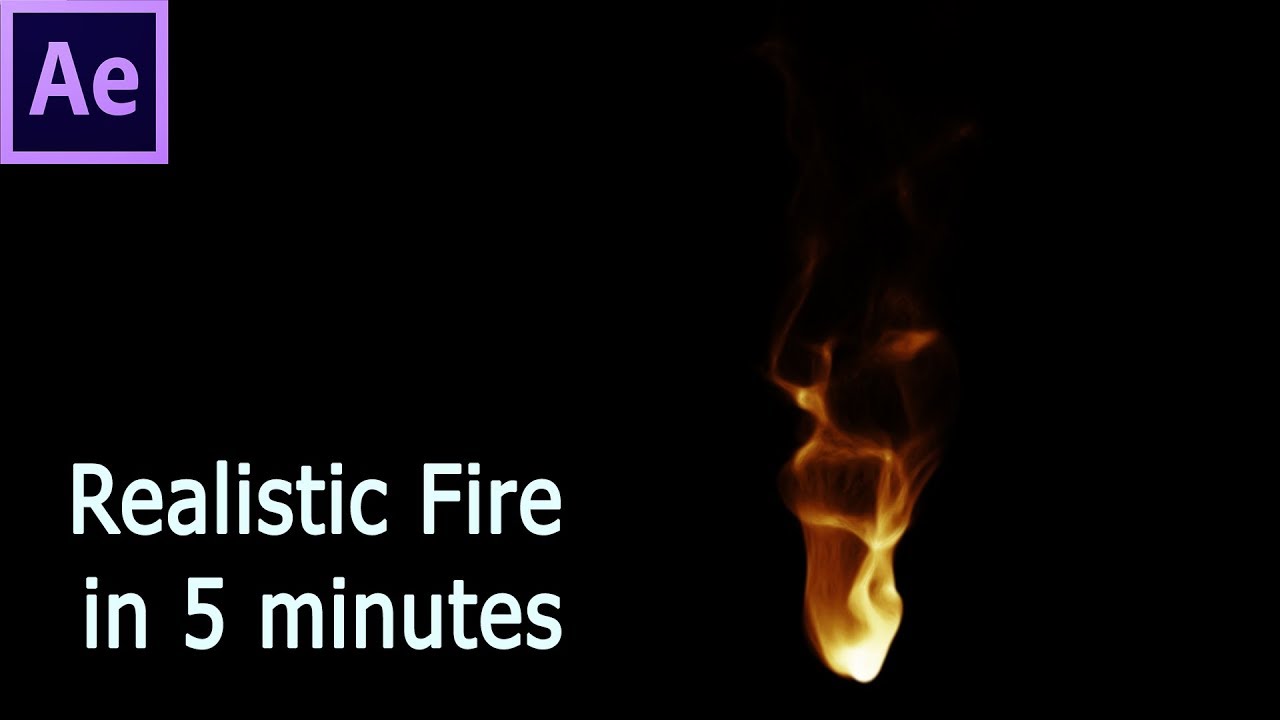 After Effects tutorial - Create realistic fire with Trapcode Particular ...