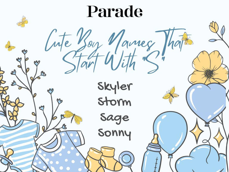 125 Baby Boy Names That Start With ‘S’ and Their Meanings