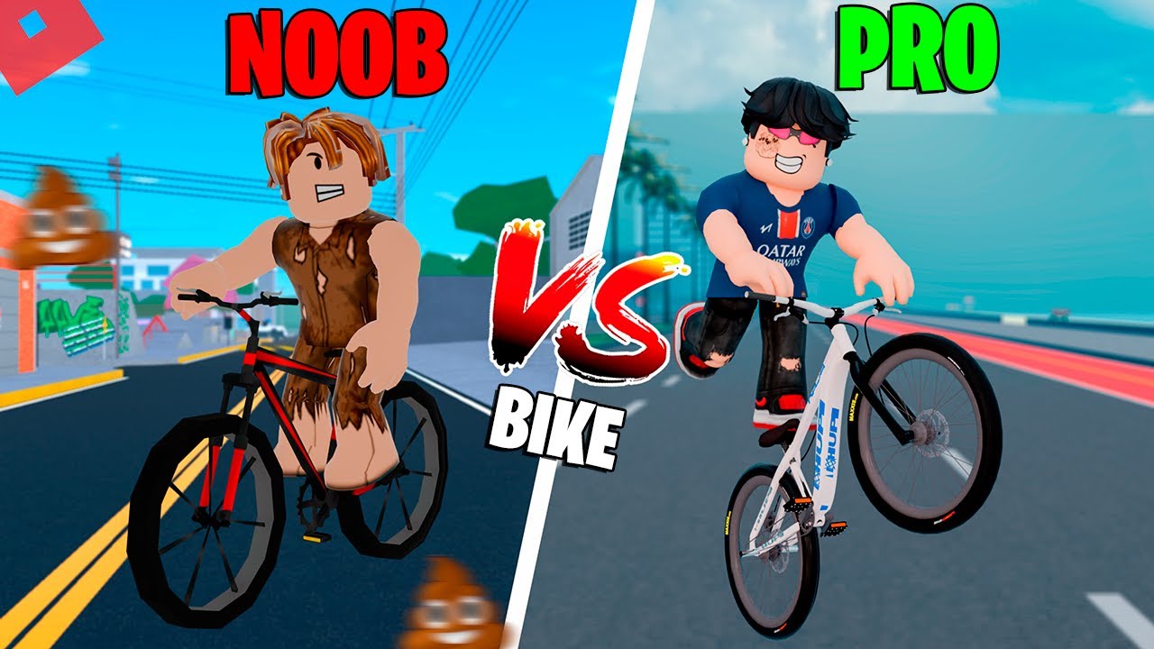 Grau de bike noob vs pro 😱💥 ROBLOX RP
