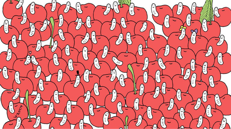 Only 1% With Eagle Eyes Can Spot Which Cherry Has No Worm In It In 30 ...