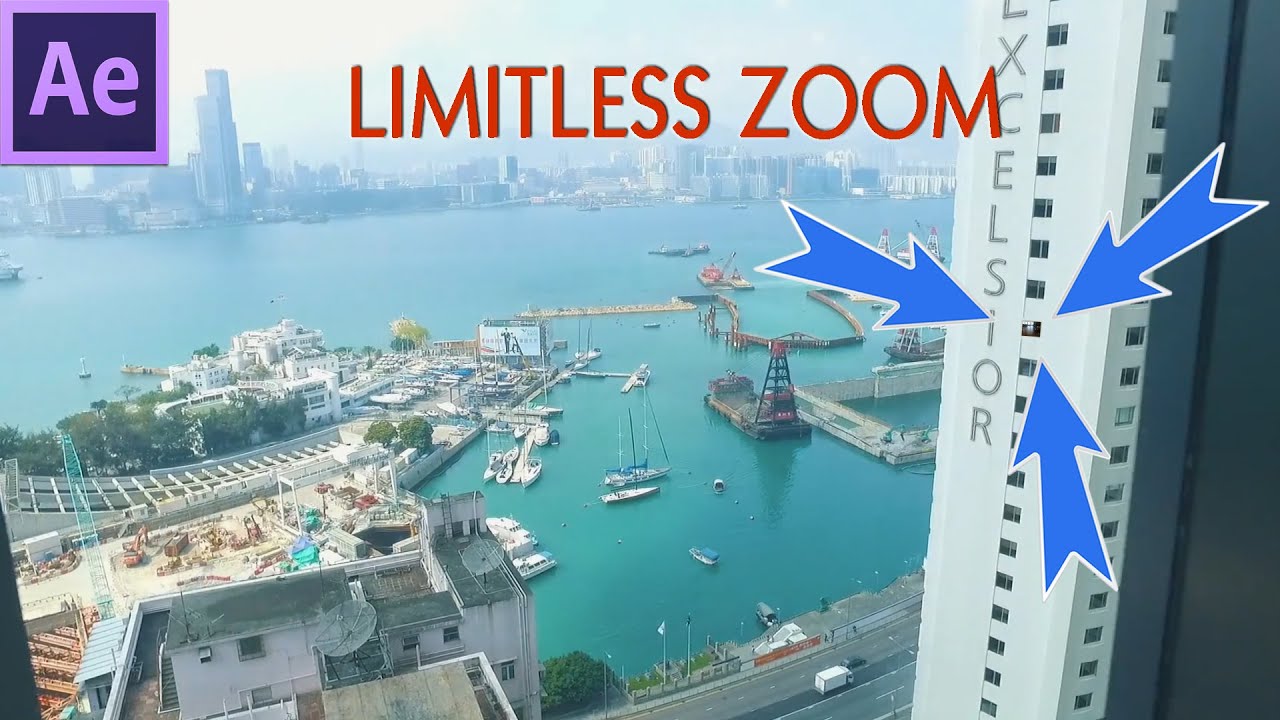 How to infinite zoom in After Effects - 135