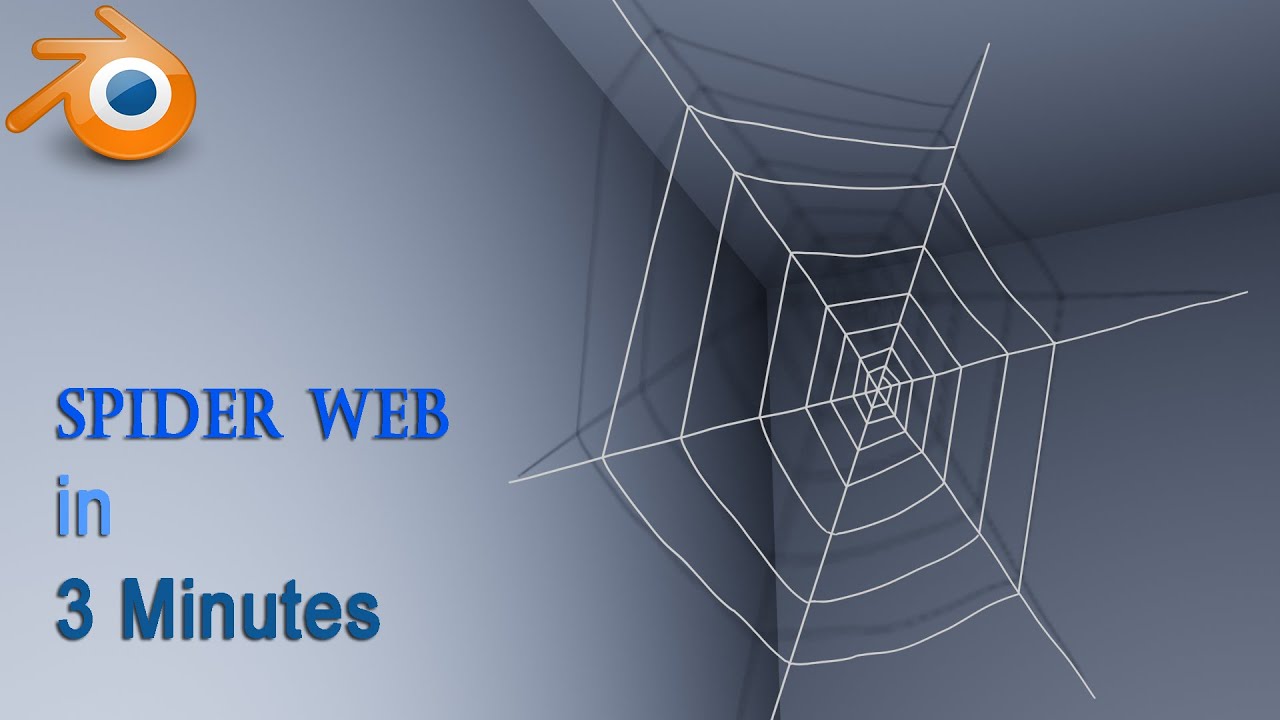 Quick tip blender - Easy way to make a spider web #oe238