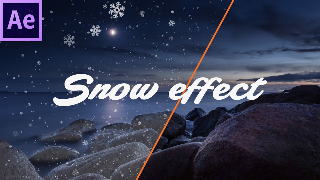 How to make snow effect in After Effects - 85