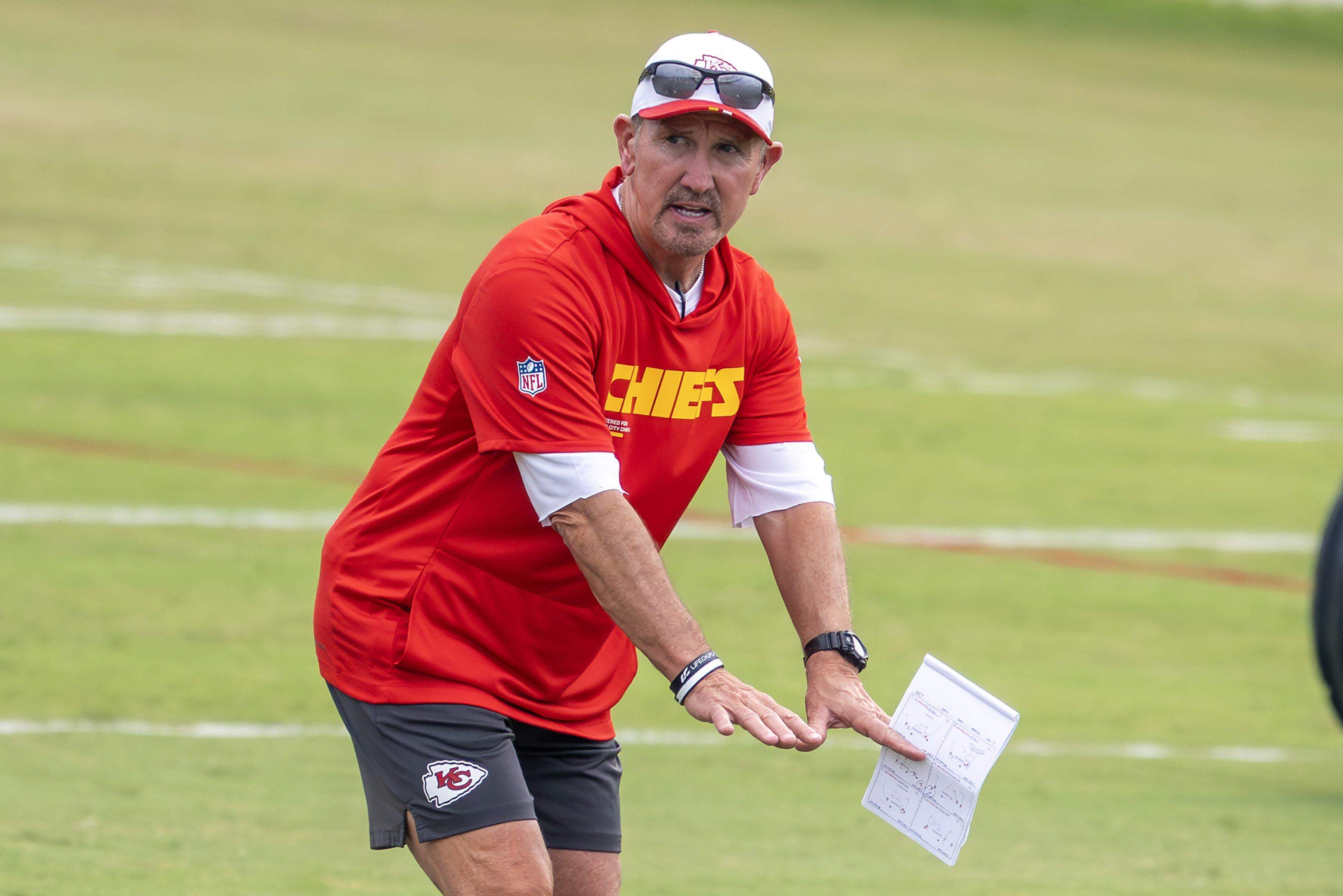 Chiefs' Steve Spagnuolo had a short response to being linked to Giants job