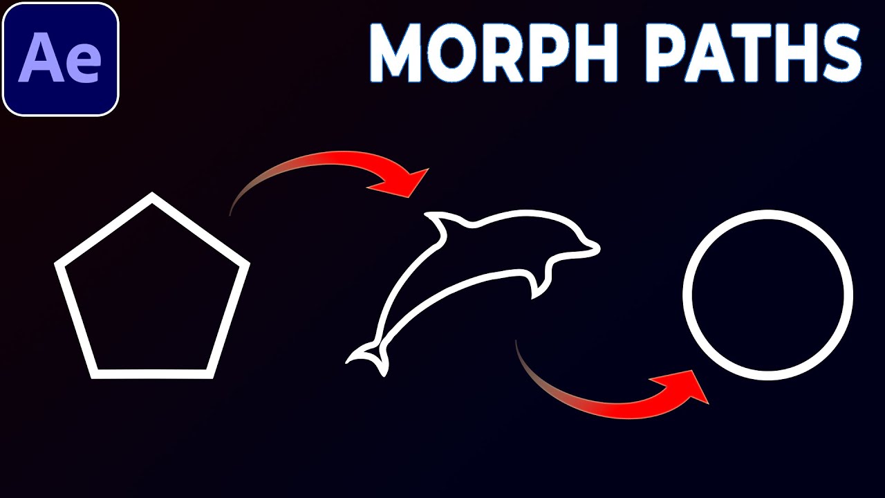 How to morph paths in After Effects - Quick tutorial #oe311