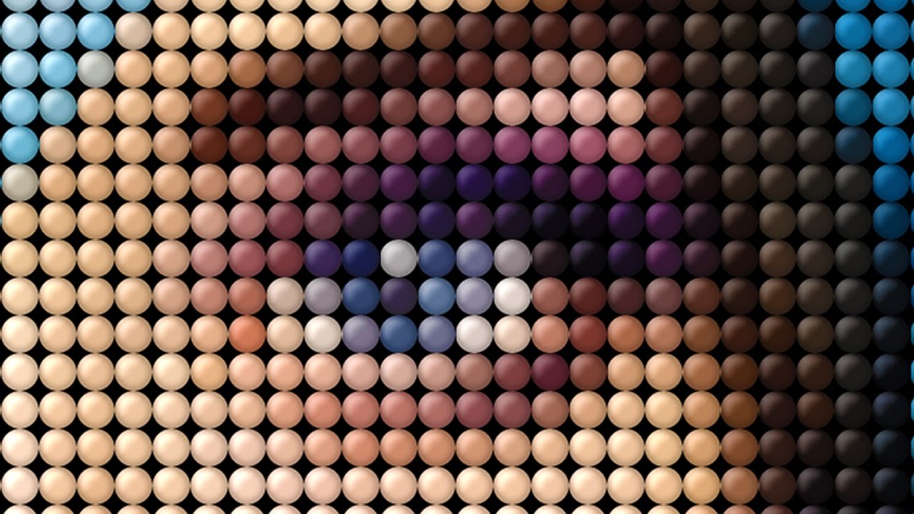 Photoshop tutorial: Create a dot, mosaic face portrait!