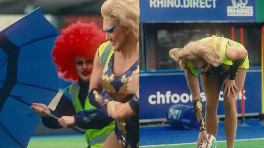 Welsh drag queens compete in charity rugby match and raise thousands ...