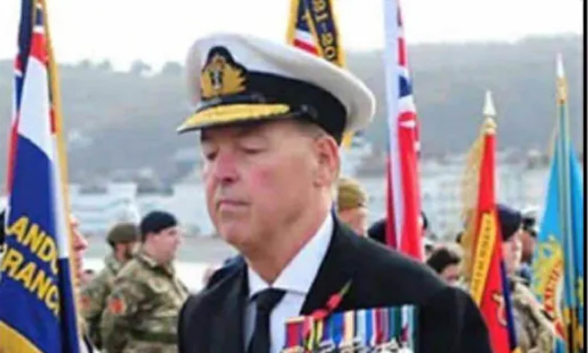 Police arrested man after 'fake admiral' turns up Remembrance Sunday event