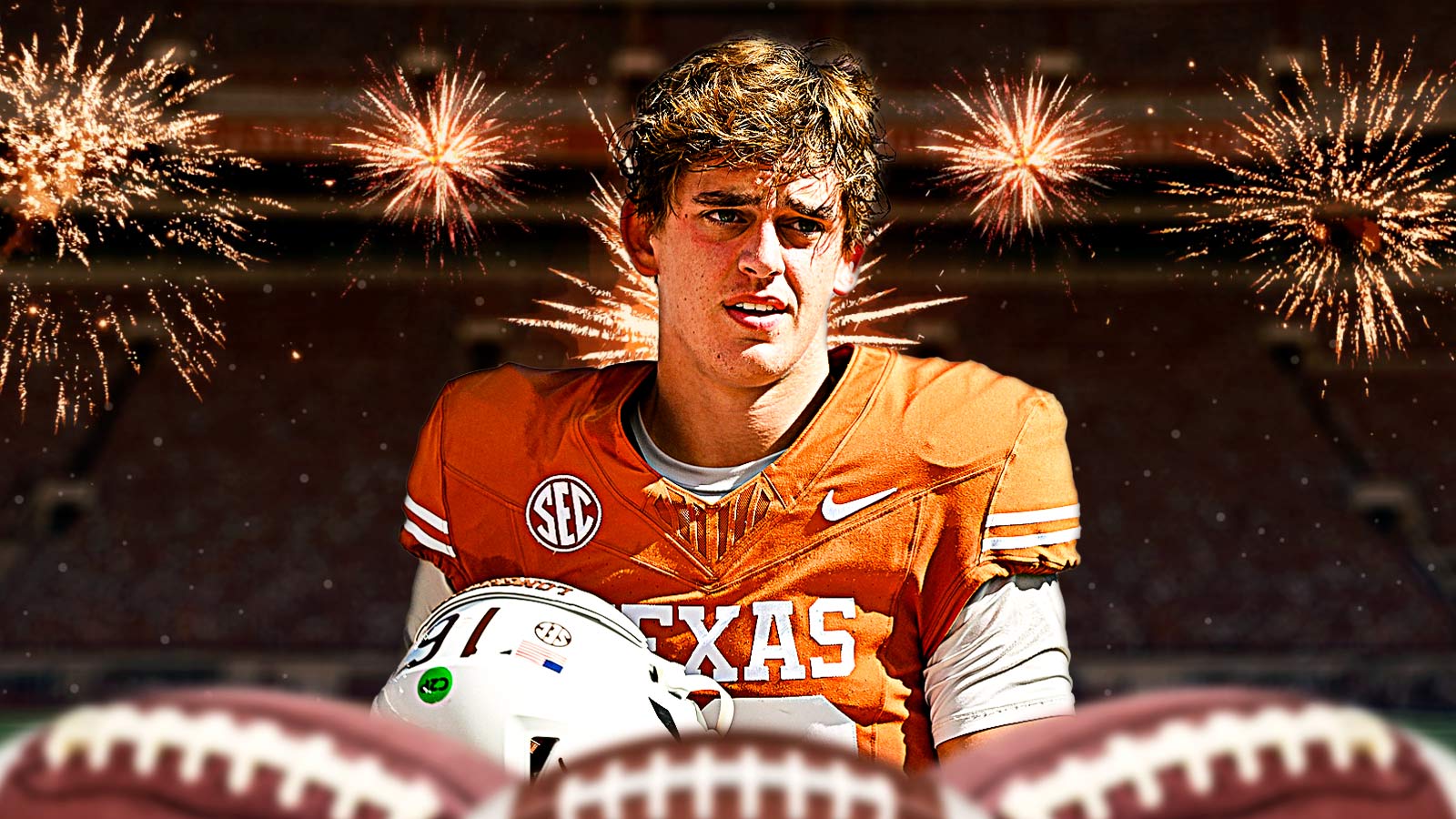 Texas football’s Arch Manning first Longhorn ever to pull off wild TD ...