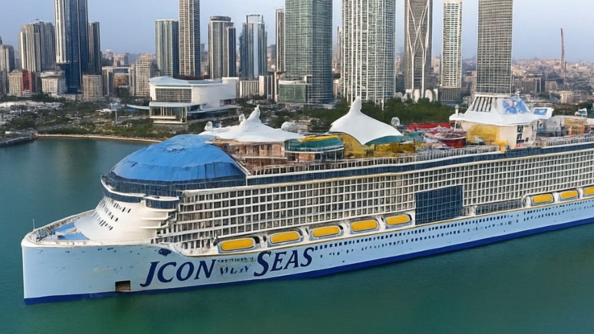 Zarpa la “Leyenda de los Océanos”, el barco más grande del mundo: es ...