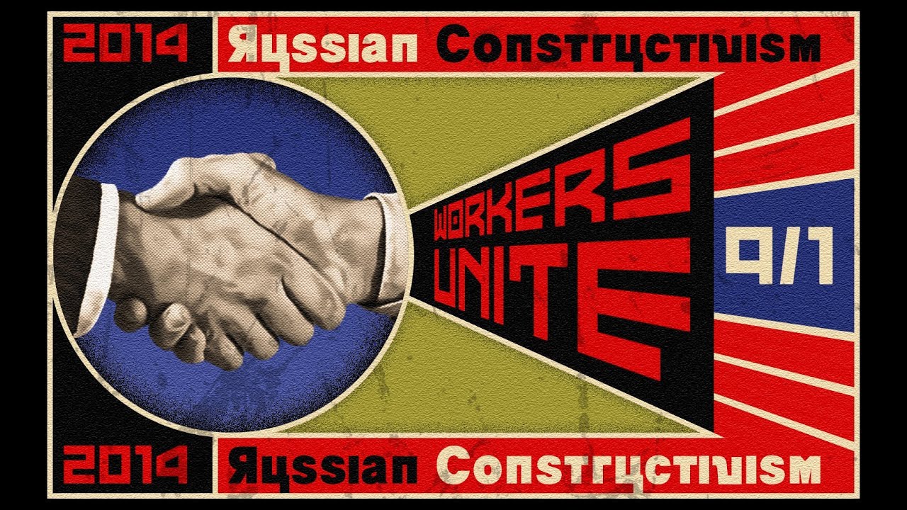 Photoshop Tutorial: How to Make a Vintage, Russian Constructivist Poster