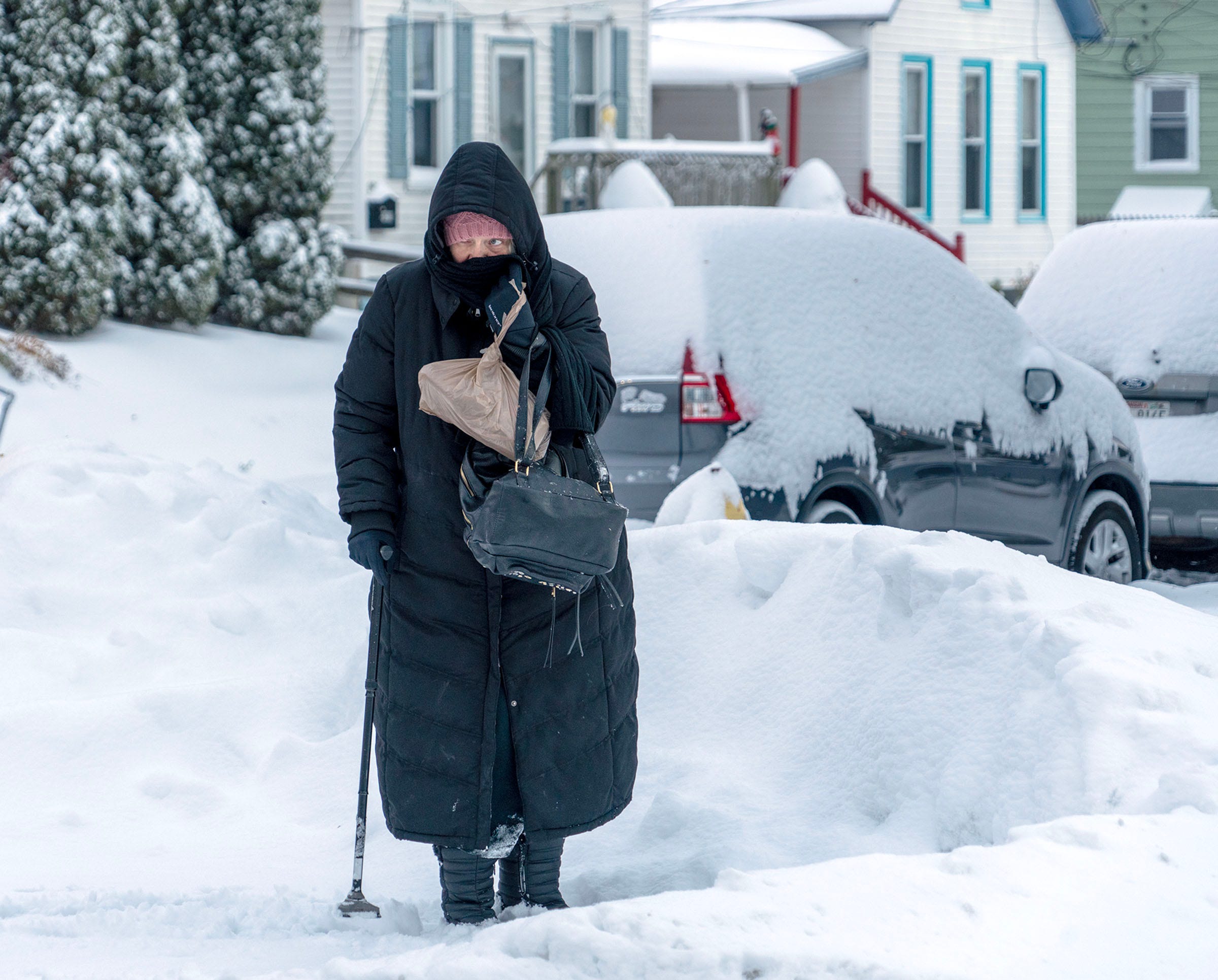 How much did it snow across northern Wisconsin on Tuesday night?