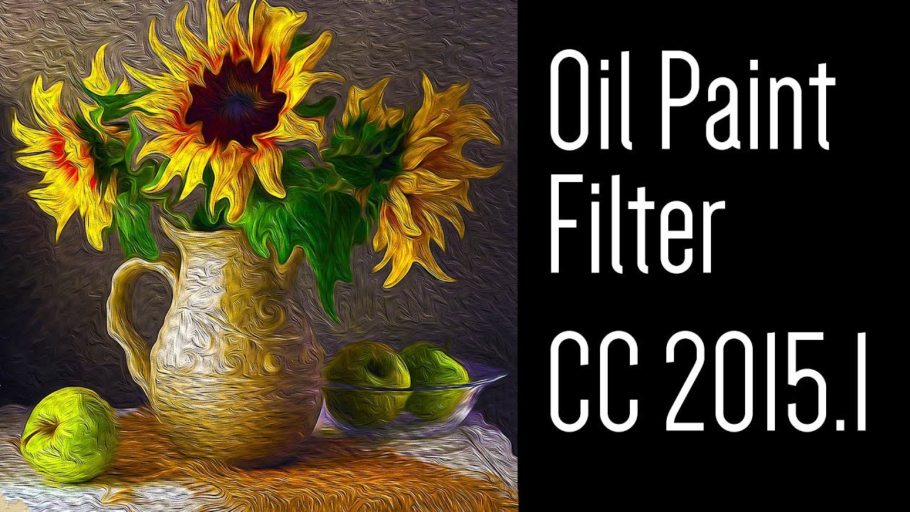 Photoshop tutorial: How to use the oil paint filter in CC 2015.1.1