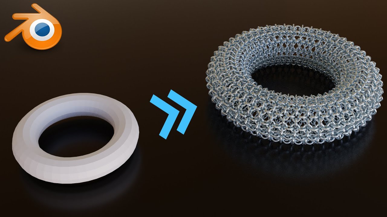 How to turn objects into ring mesh in Blender 2.9 - 197