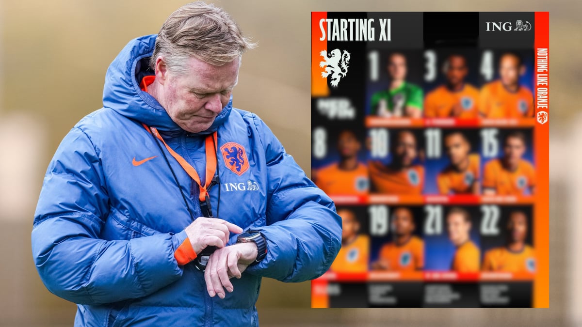 Wat zegt deze opstelling over Koeman’s plannen? Twee namen springen ...