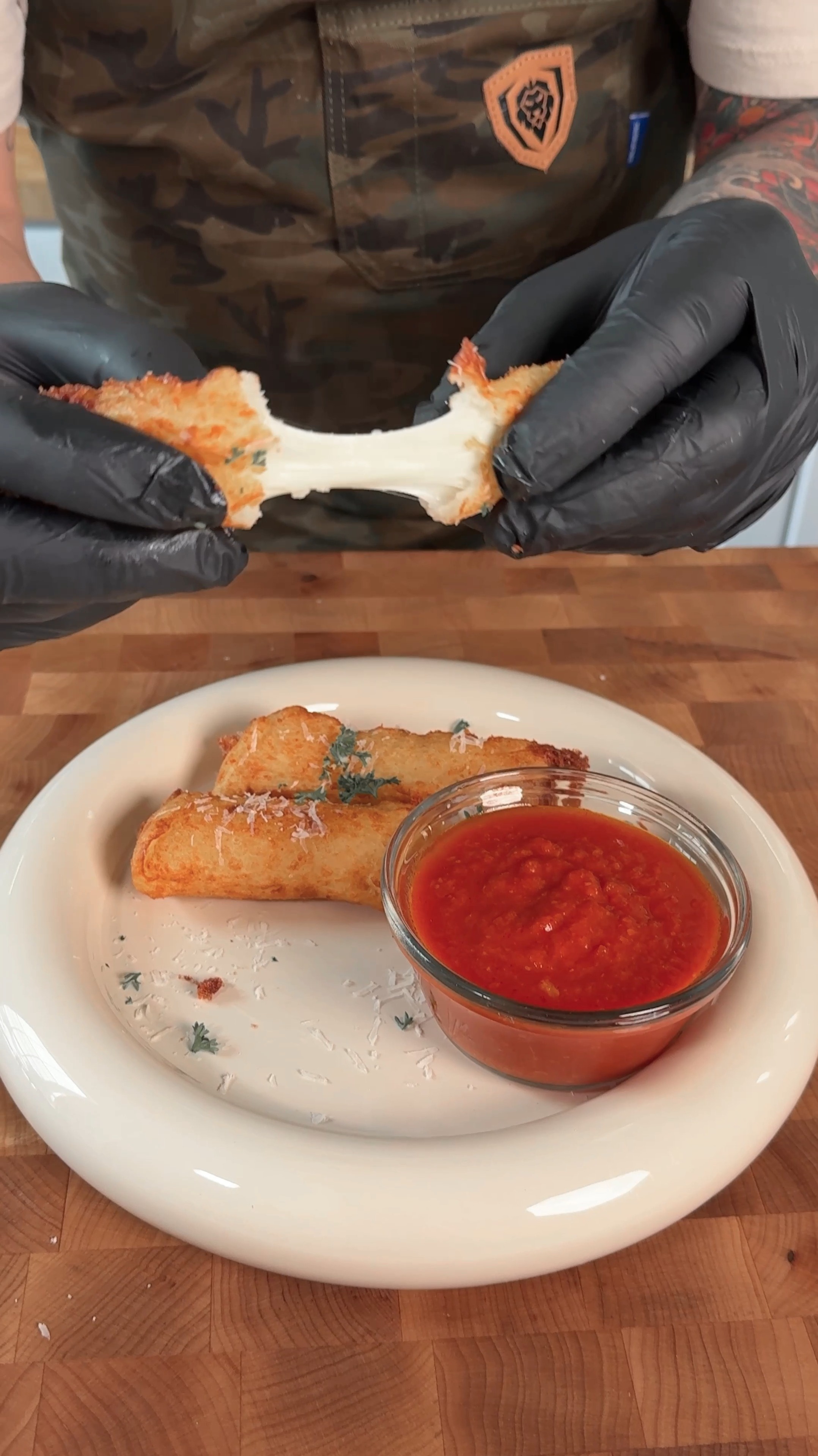 Mashed potato cheese sticks