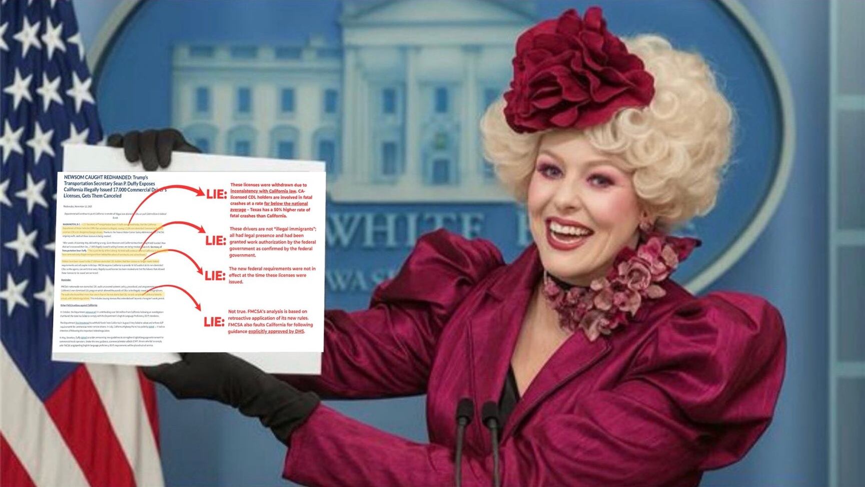 Newsom Roasts Karoline Leavitt With Brutal ‘Hunger Games’ Meme
