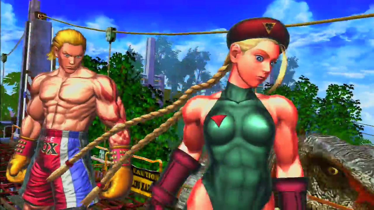 Street Fighter X Tekken playthrough - Steve and Cammy (Team UK)