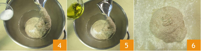 Whole wheat focaccia with sourdough