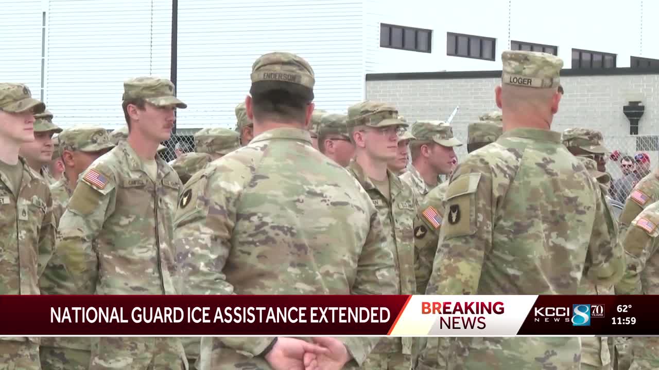 Iowa National Guard extends ICE assistance through next September