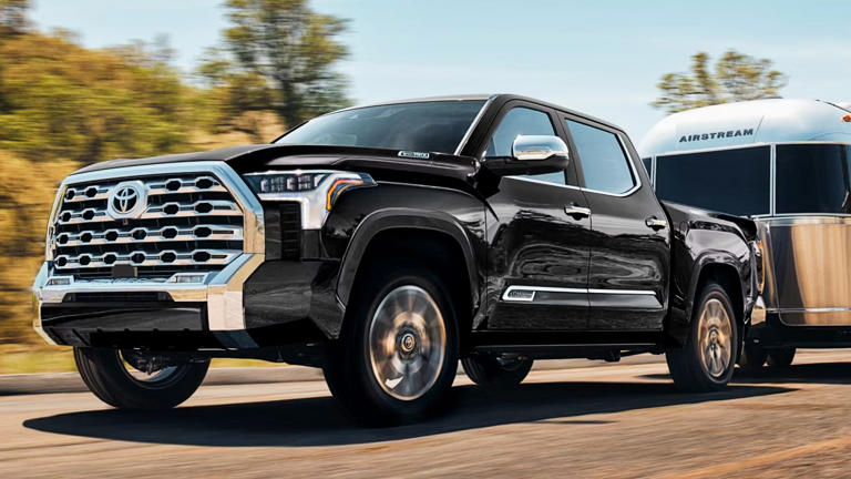 Only one Toyota truck has more than 700 miles of driving range