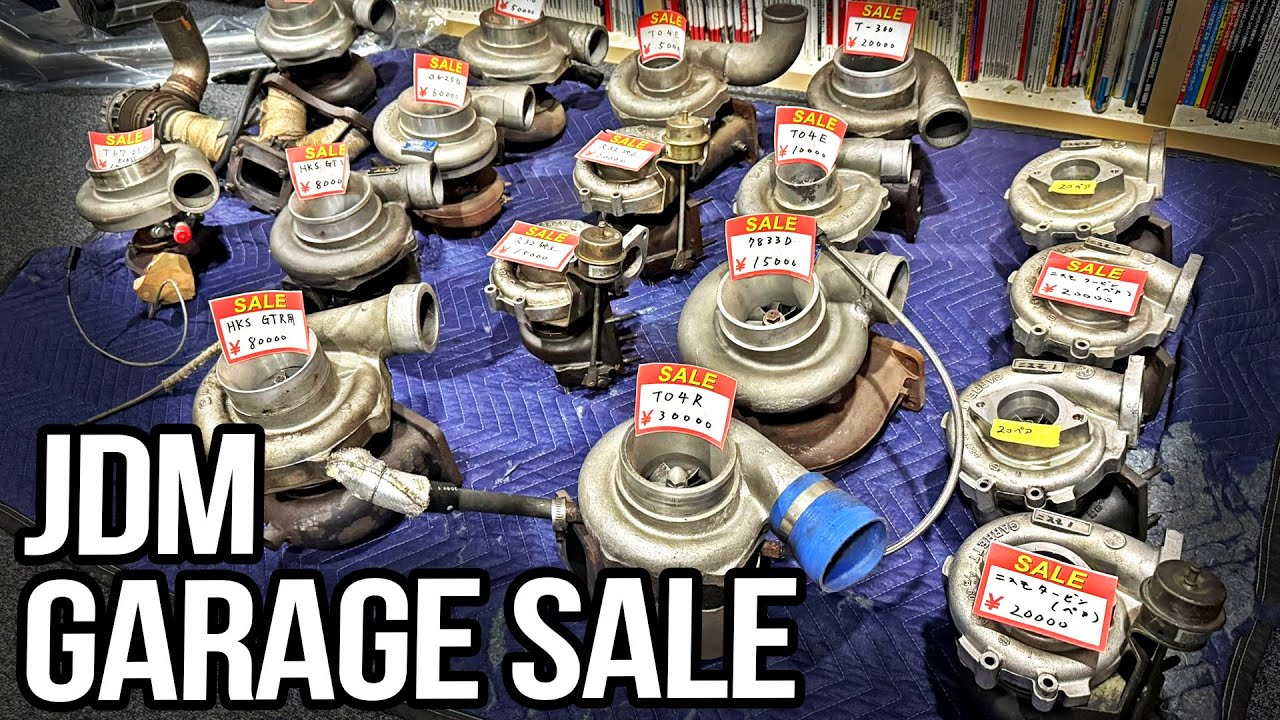 Japanese Tuner Shop’s Garage Sale - Everything Was SO Cheap!